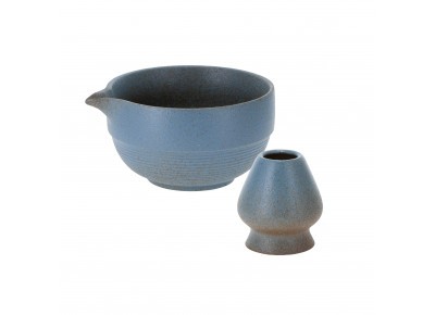 Zestaw CHAWAN z dzióbkiem 0,36l+ KUSENAOSHI niebiesko- brązowy • Sklep ...